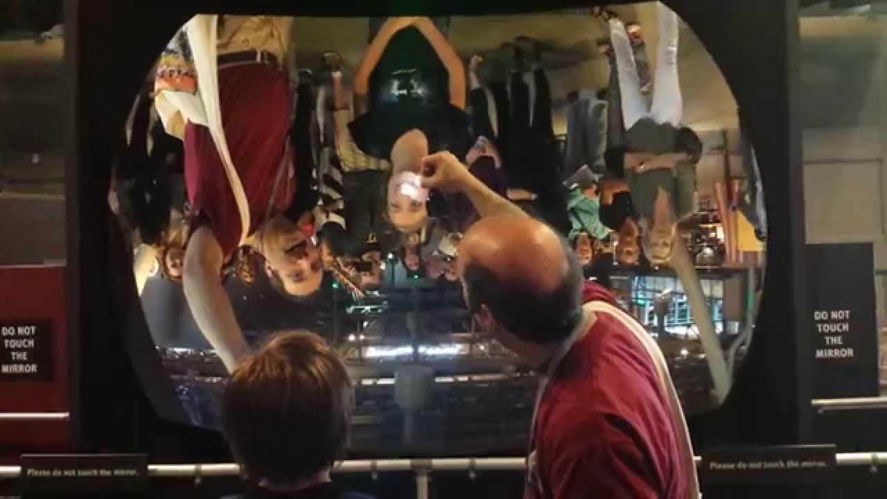 A Demonstration of the Curious Properties of a Concave Mirror at the ...