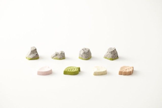 A Miniature Japanese Rock Garden Made of Candy