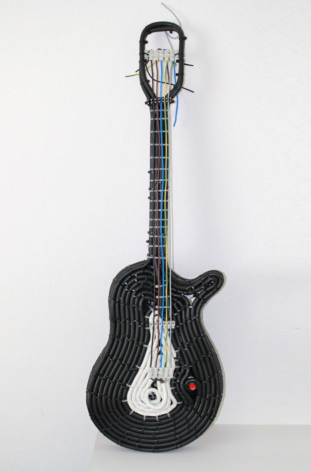 Delightful Sculptures Made Out of Cables & Zip Ties