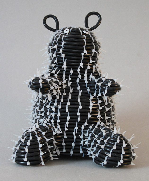 Delightful Sculptures Made Out of Cables & Zip Ties
