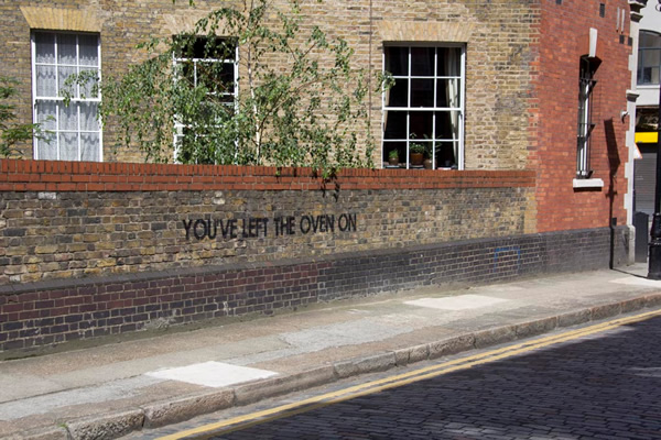 More Pithy Hand-Painted Messages by Street Artist Mobstr