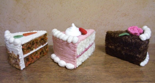 A Series of Food Sculptures Made Out of Yarn by Jennifer L. Johnson
