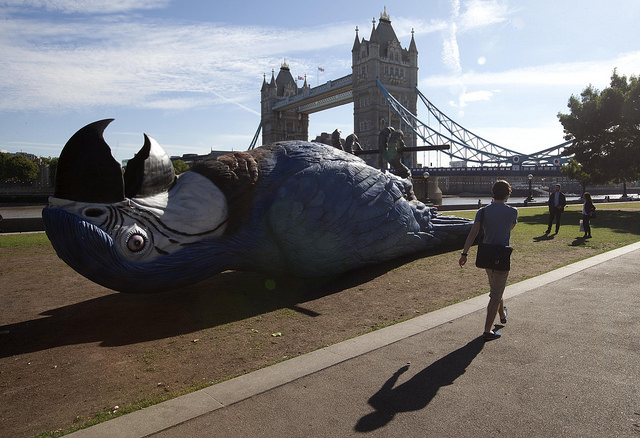 Giant Dead Parrot Sculpture Installed in London to Mark the 'Monty ...