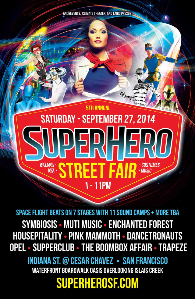 The 5th Annual Superhero Street Fair in San Francisco