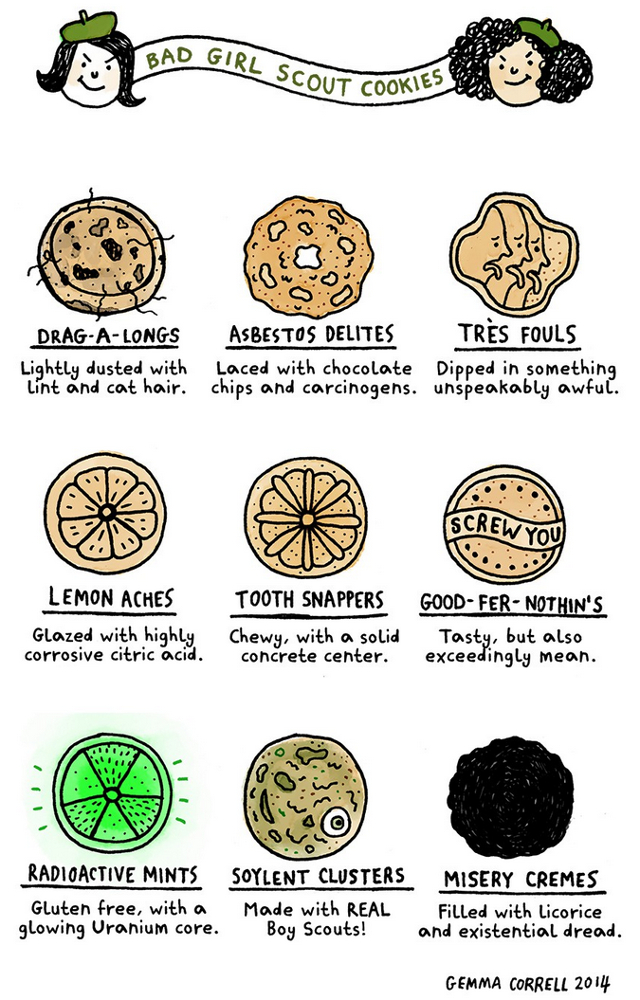 Bad Girl Scout Cookies, A Webcomic Imagining the Delicious Cookies as ...