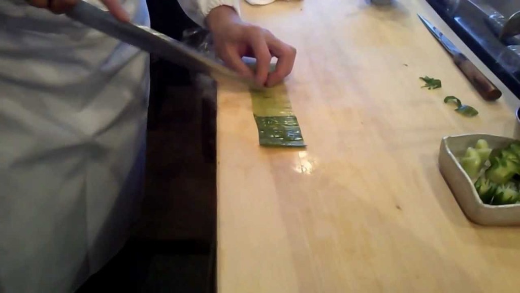 A Chef Demonstrates the Many Different Ways to Slice a Cucumber