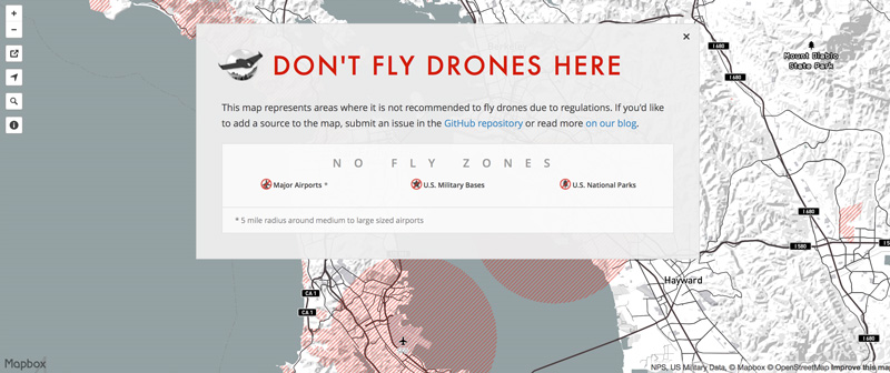 Don’t Fly Drones Here, A Crowdsourced Map of Local Drone No-Fly Zones ...