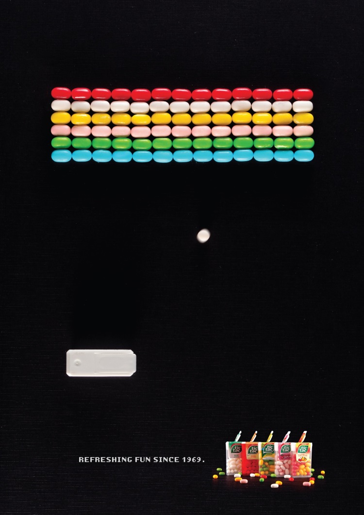 A Clever Series of Tic Tac Ads Designed to Look Like Classic Video Games