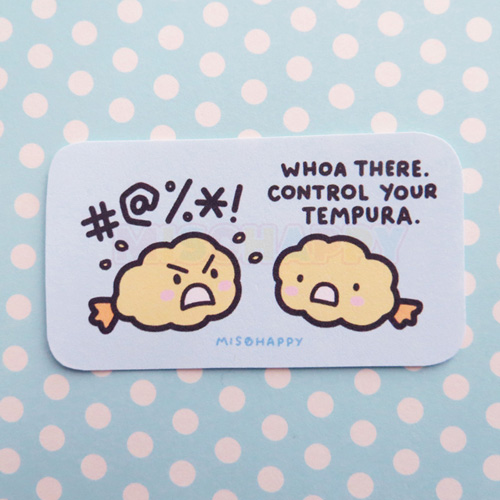 Adorable Japanese Food Pun Stickers