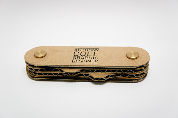 A Clever Cardboard Folding Business Card That Looks Like a Swiss Army Knife