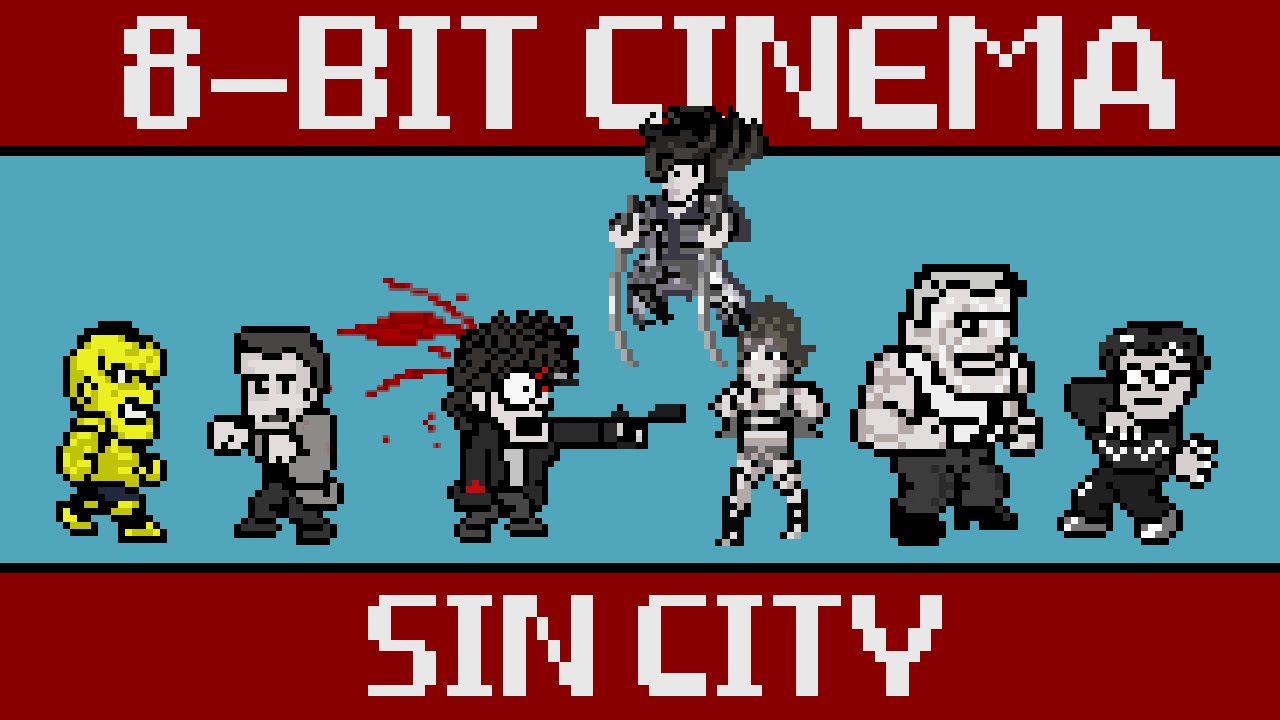 8-Bit Cinema - 'Sin City' Retold as an 8-Bit Animated Video Game