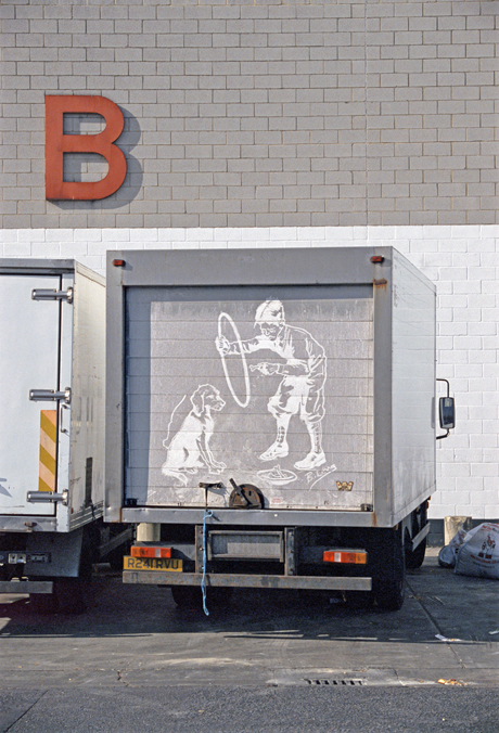 Artist Ben Long Creates Traveling Artwork on the Dirty Rear Doors of ...