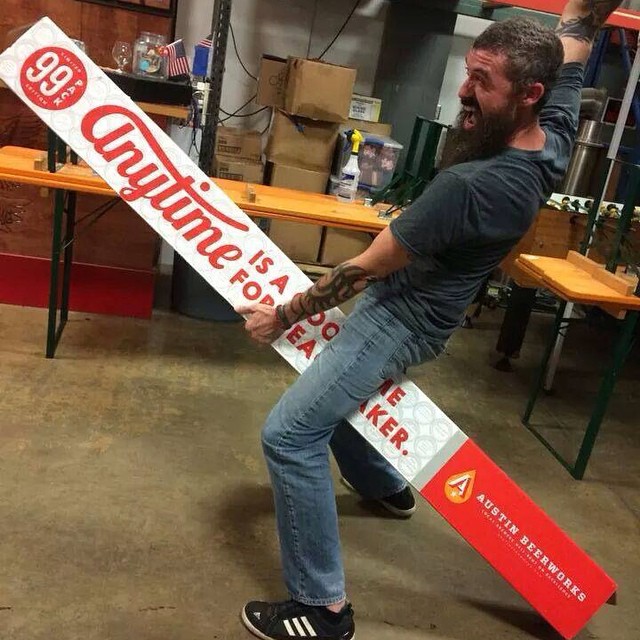 Austin Beerworks Creates Ridiculously Long 99-Pack of Beer for Their ...