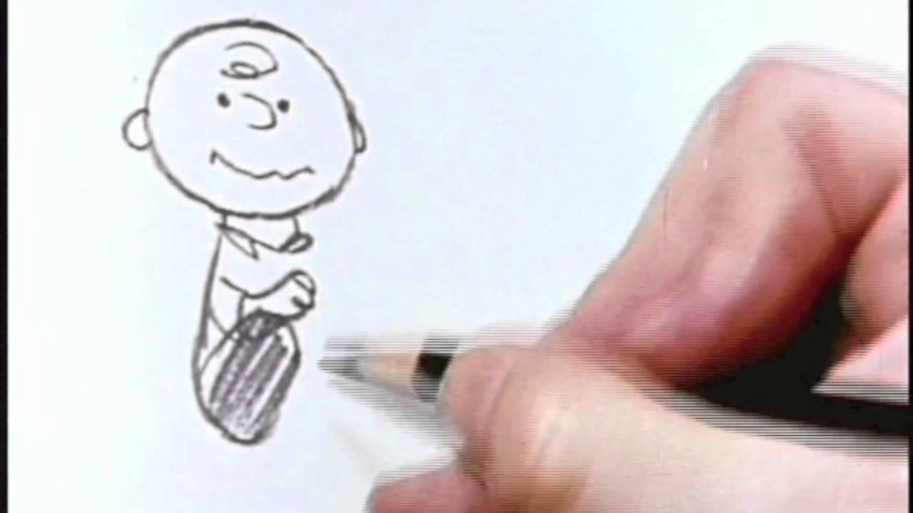 Charles Schulz Drawing Charlie Brown