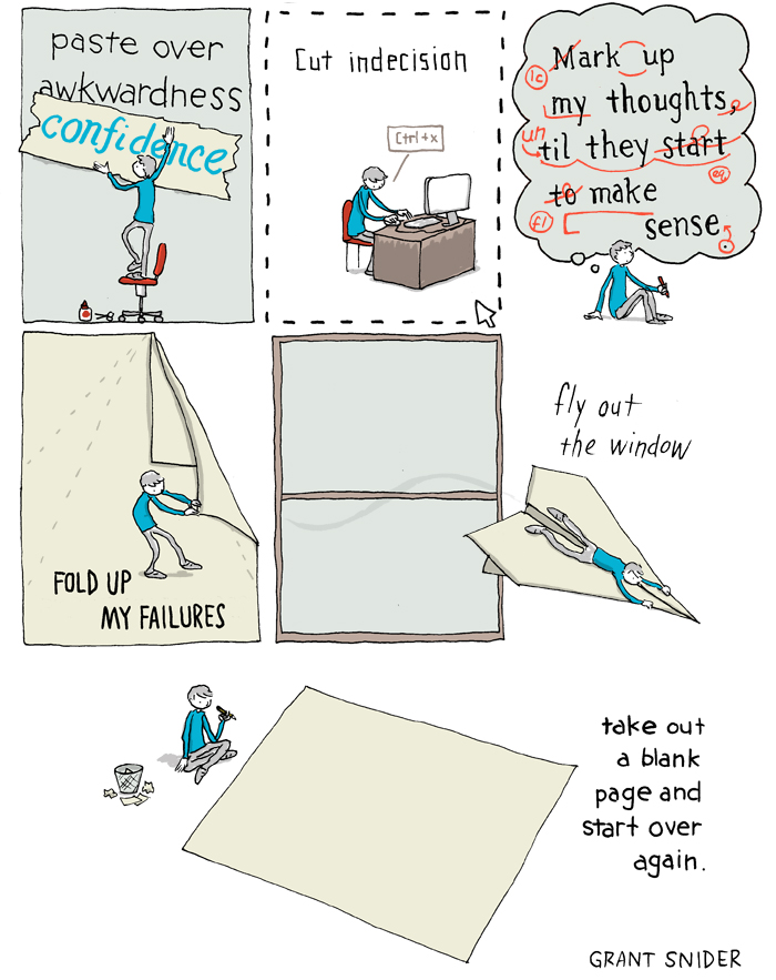 Corrections, A Clever Comic Illustrating the Many Ways to Fix Mistakes ...