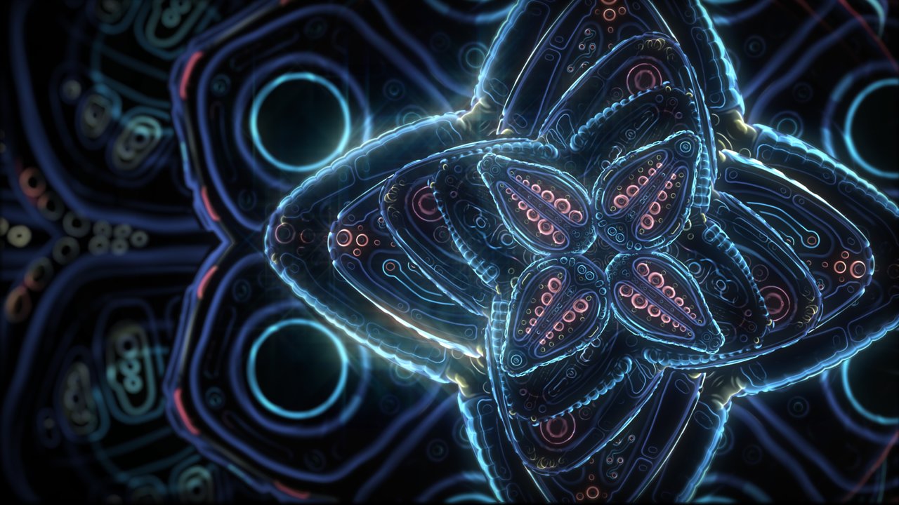 'Cosmic Flower Unfolding', A Mesmerizing Abstract Animation of ...