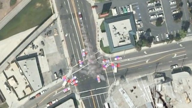 Google Maps Car Chase Scene