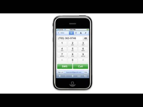 Google Releases New Google Voice Mobile Web App For iPhone & Palm WebOS