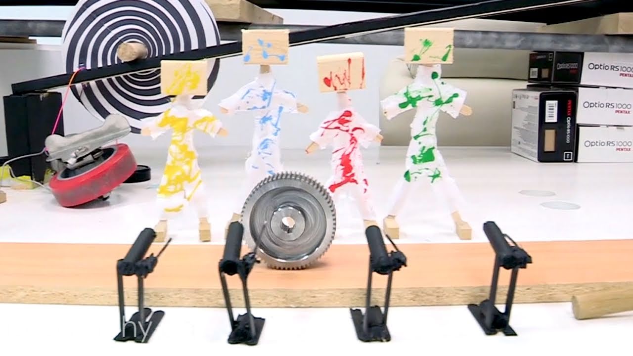 Incredibly Elaborate Rube Goldberg-Style Photography Machine