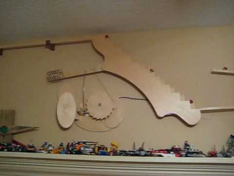 Kinetic Marble Track That Runs Around The Top of a Kid's Room