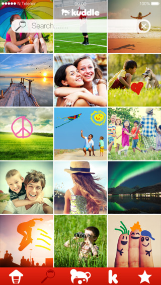 Kuddle, A Photo-Sharing App for Kids and Young Teenagers
