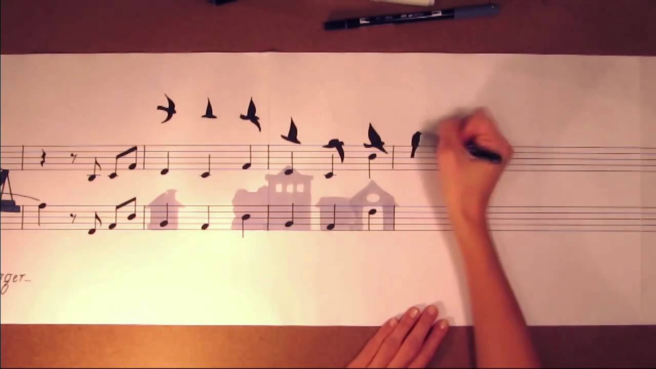 Music Painting, A Charming Animation of Musical Notation