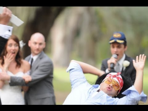Pro Wrestler Interrupts Wedding of Charlie Todd & Cody Lindquist of ...
