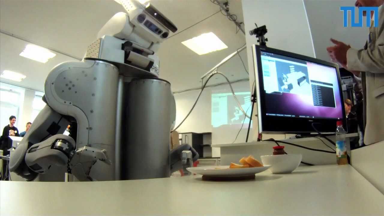 Robots Shopping and Making Breakfast