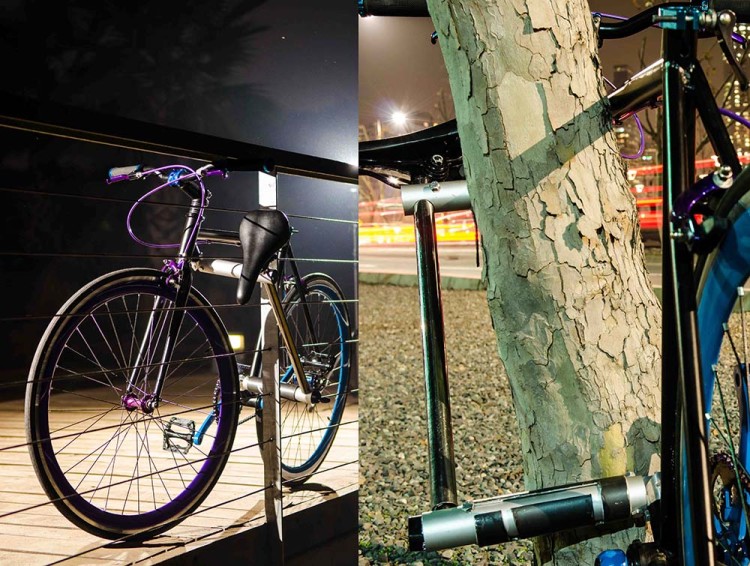 The Unstealable Bike, A Bicycle With a Locking System Built Into Its Frame