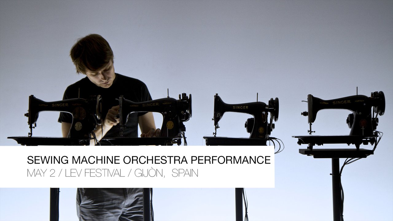 Sewing Machine Orchestra by Martin Messier