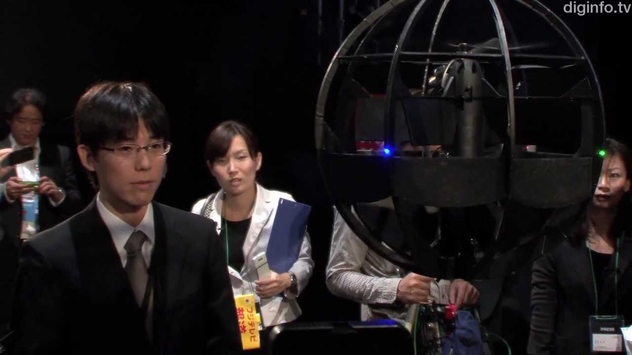 Spherical Flying Drone Hovers Like a Helicopter, Flies at 40 mph