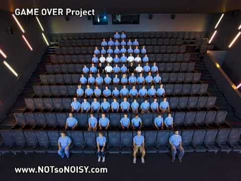 Stop Motion Video of Human Pac-Man Performance