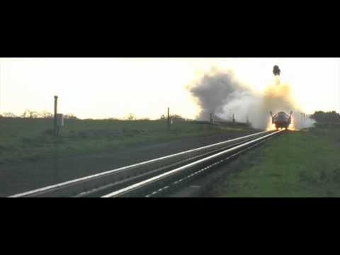 Testing a Fighter Jet Ejection Seat With a 600 MPH Rocket Sled