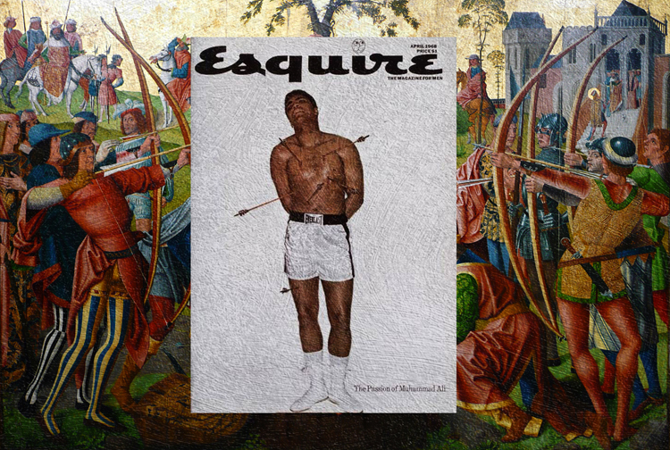 Magazine Covers Superimposed on Classic Works of Art