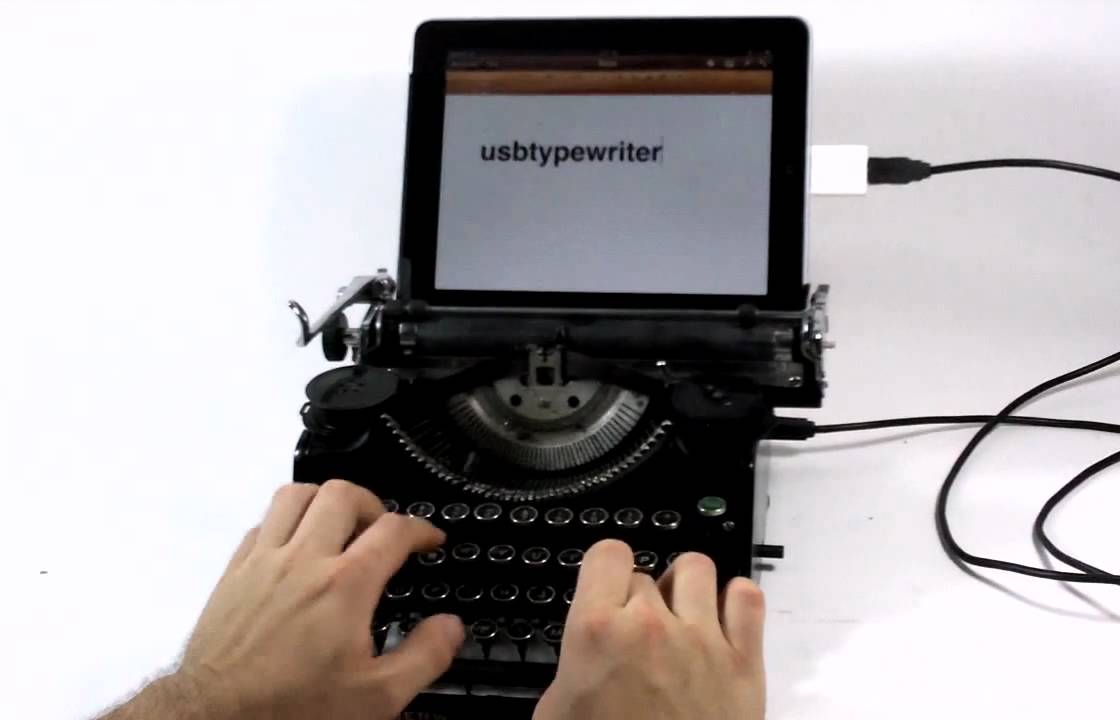 USB Typewriter, A Retro Computer/iPad Keyboard