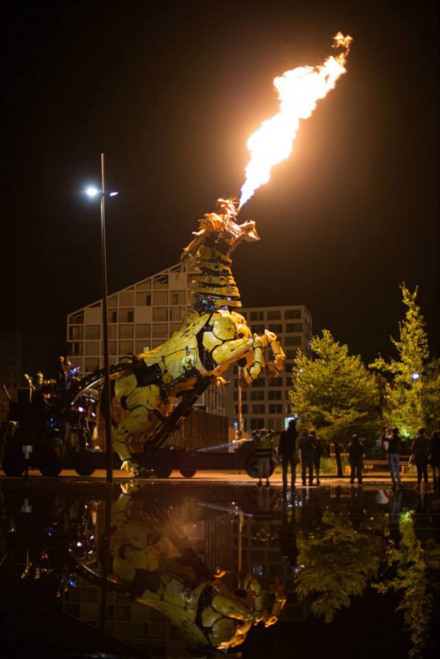 'Long Ma', A Massive Fire-Breathing Kinetic Sculpture of a Horse-Dragon