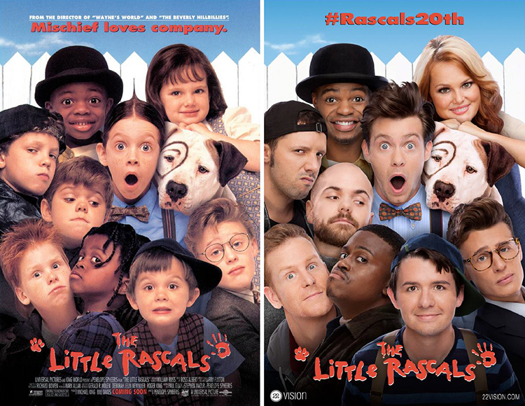 Cast Members From 'The Little Rascals' Recreate the Movie Poster for ...