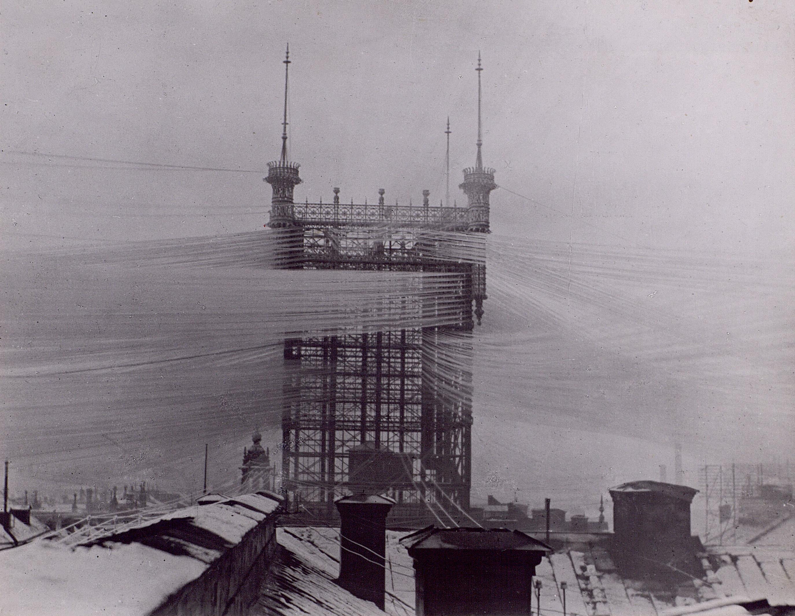Vintage Photos of the Massive Swedish Telefontornet Communication Tower