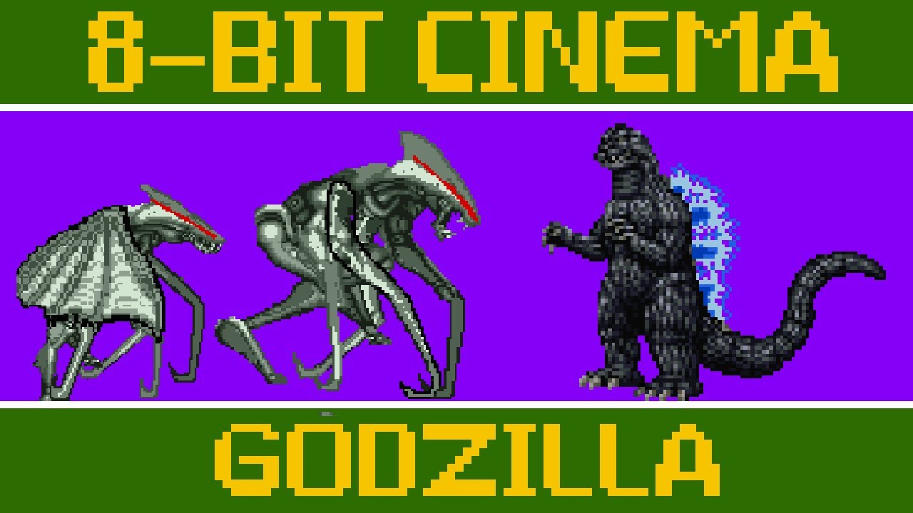 8 Bit Cinema – 'Godzilla' (2014) Retold as an 8-Bit Animated Video Game