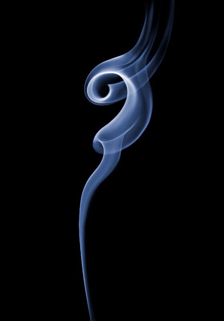 Cigarette Smoke Abstract Shapes