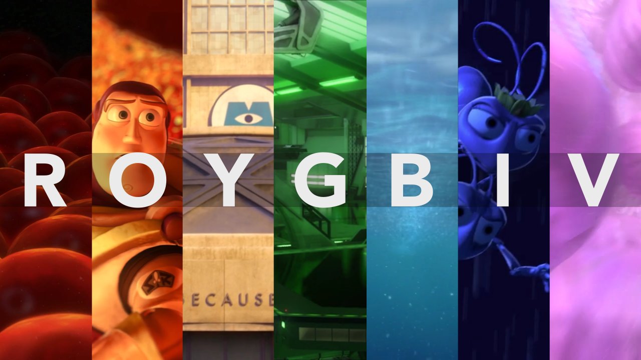 ROYGBIV, A Supercut Celebrating the Beautiful Colors Used in Pixar's ...