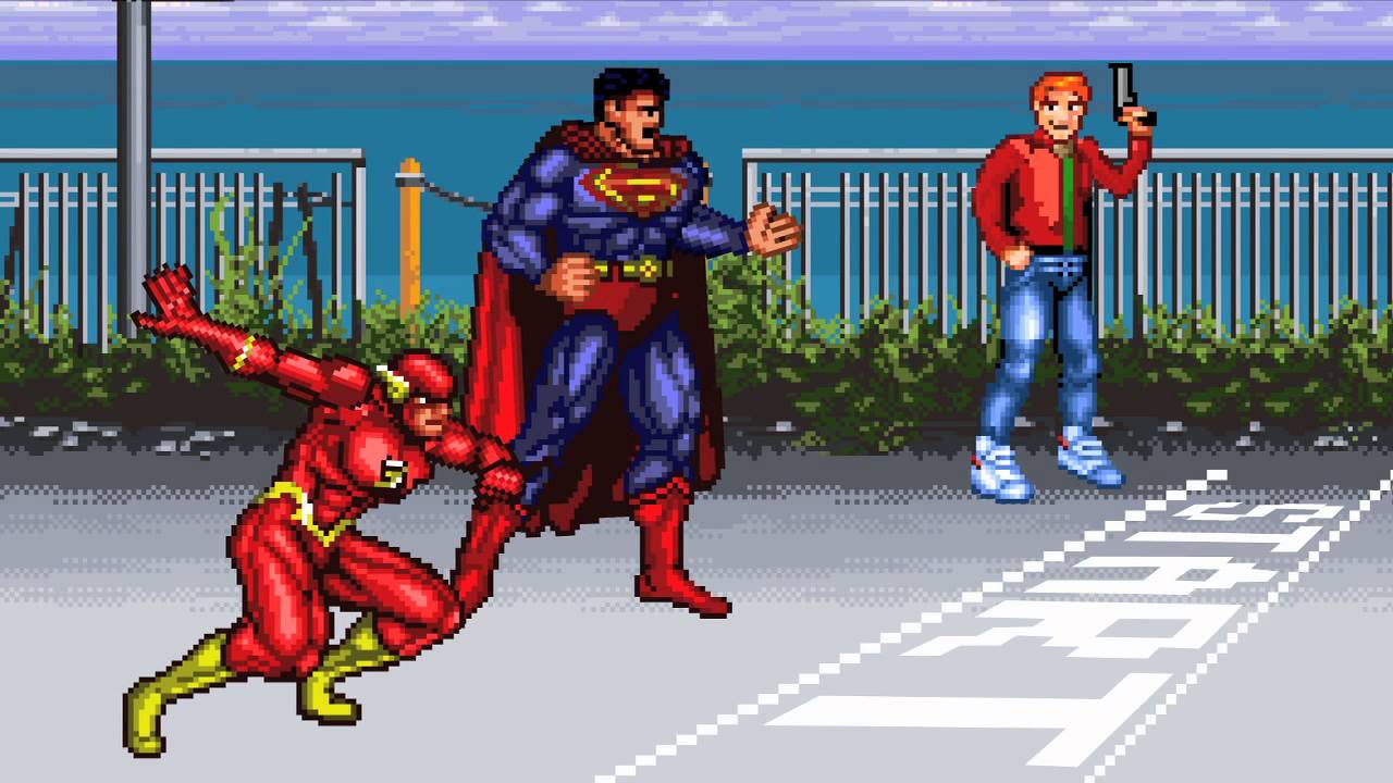 Superman & The Flash Challenge Each Other to a Footrace to Find Out Who ...