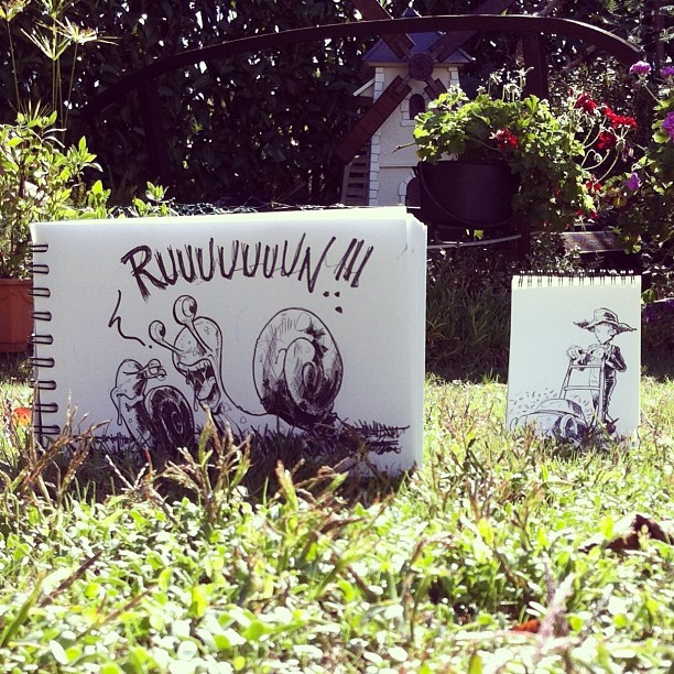 Whimsical Cartoons That Interact With Real Life