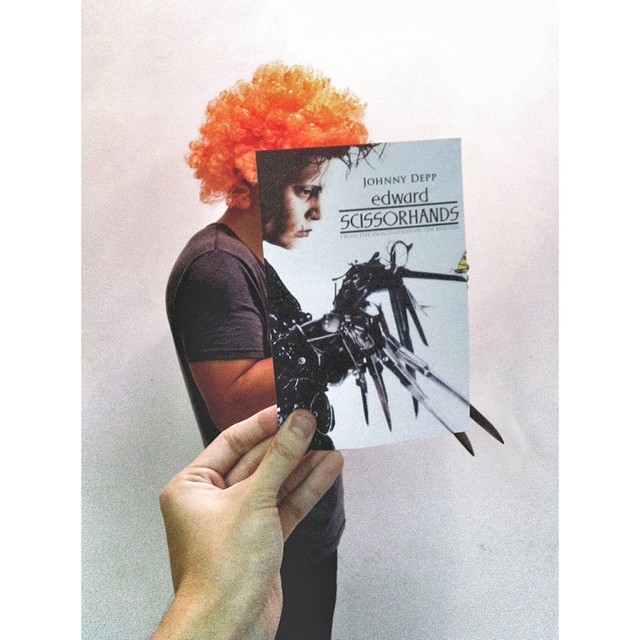 Creative Photos of Postcard-Sized Movie Posters Superimposed Over Real ...