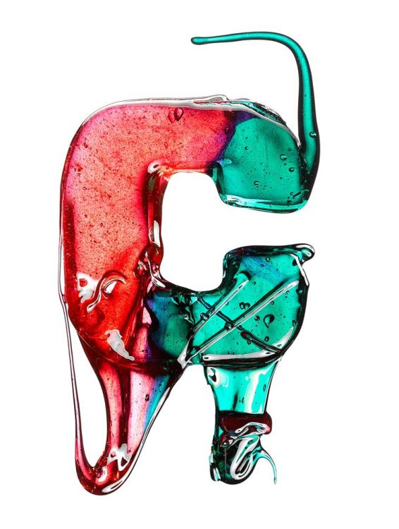 'Eat Me', Brightly Colored Letters Made of Hard Candy by Massimo Gammacurta