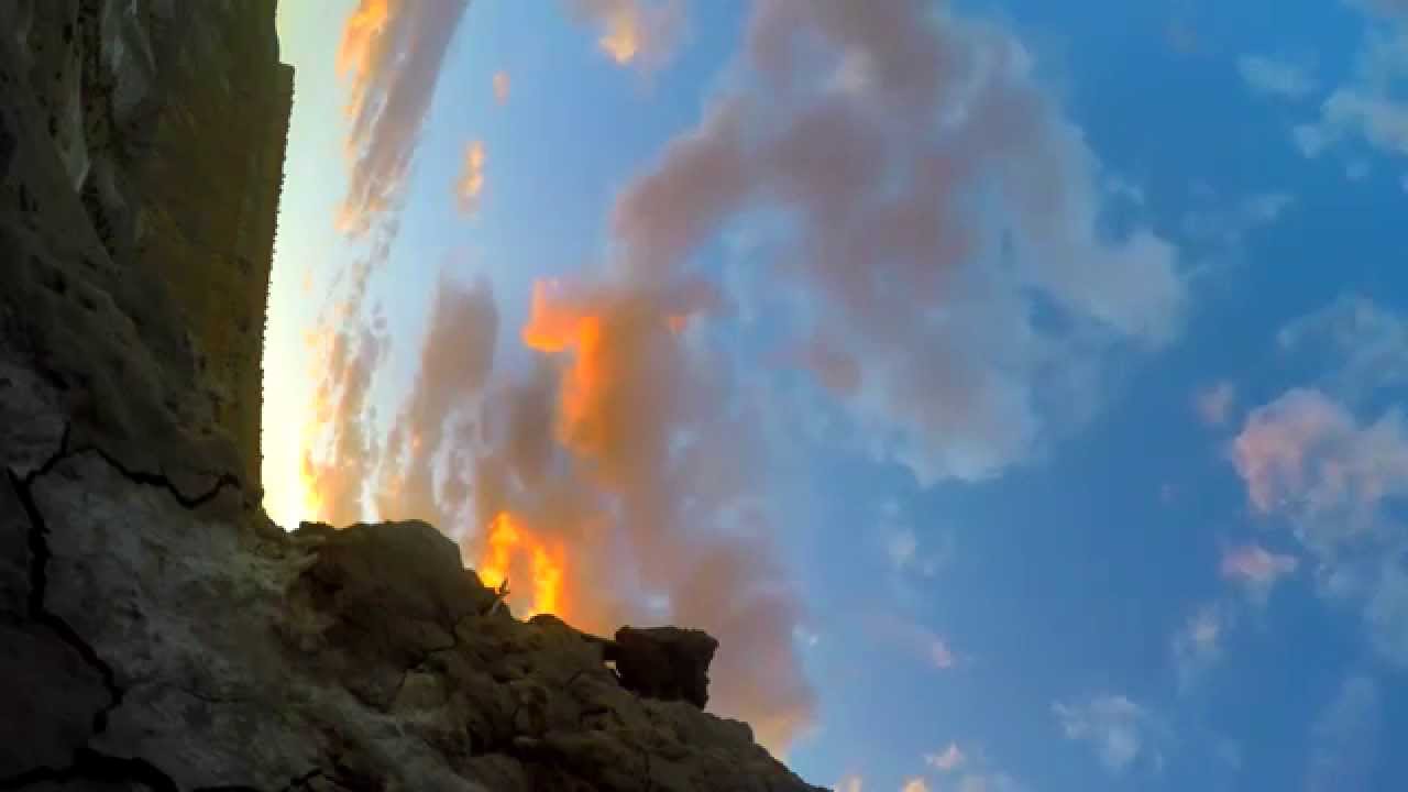 First-Person Video of a Drone Flying Into a Cliff and Plummeting to the ...