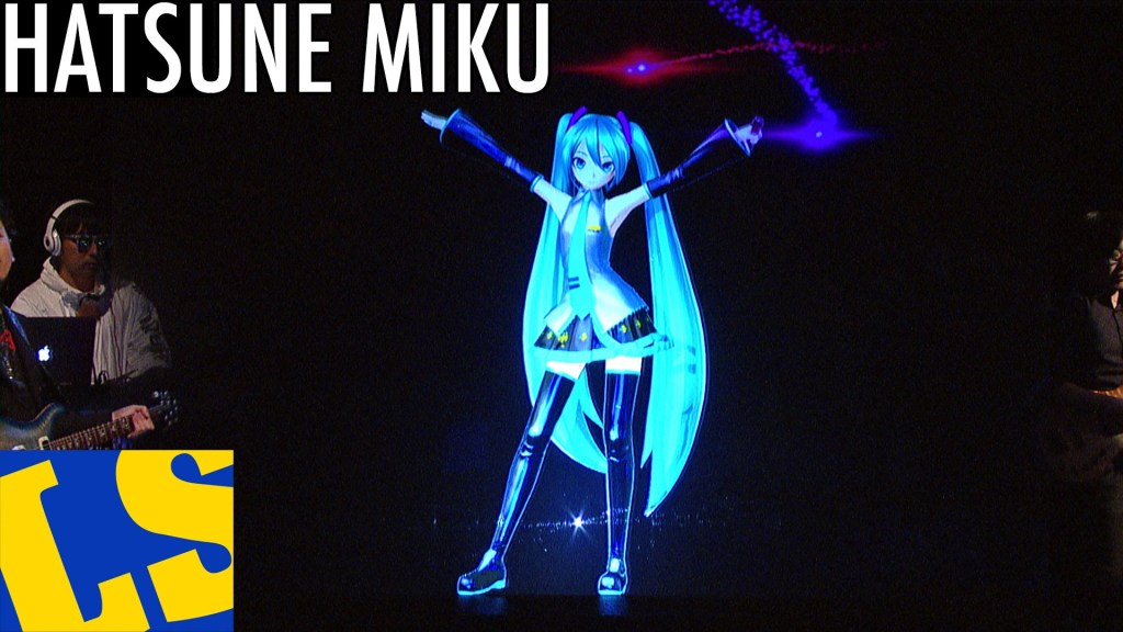 Holographic Japanese Pop Star Hatsune Miku Performs the Song 'Sharing ...