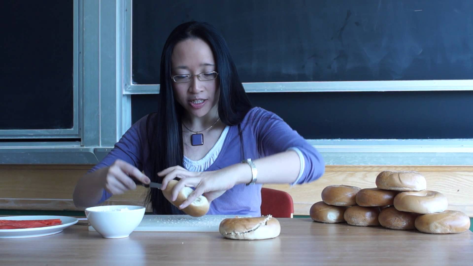 How To Cut a Bagel Into a Mobius Strip