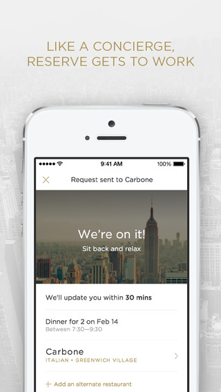 Reserve, An App That Helps Diners Find Restaurants, Reserve Tables, and ...