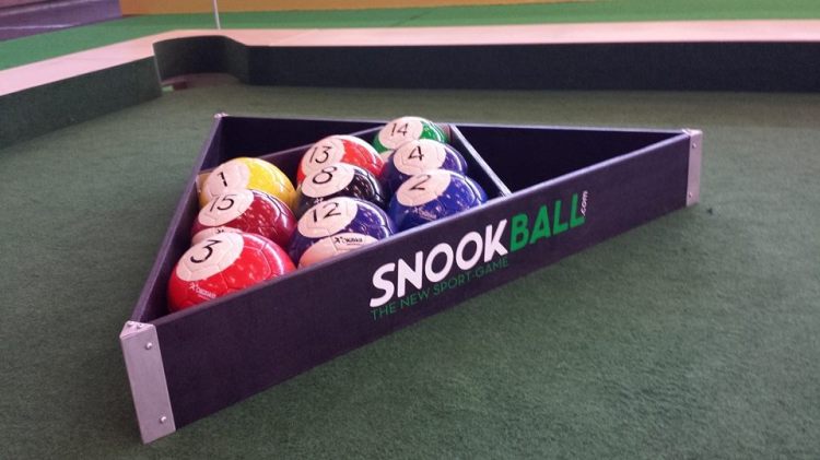 Snookball, A Combination of Billiards and Soccer That Replaces Cues ...